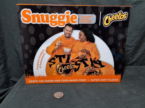 Snuggie Cheetos Wearable Super Soft Fleece Blanket w/Sleeves 71"x54" | eBay