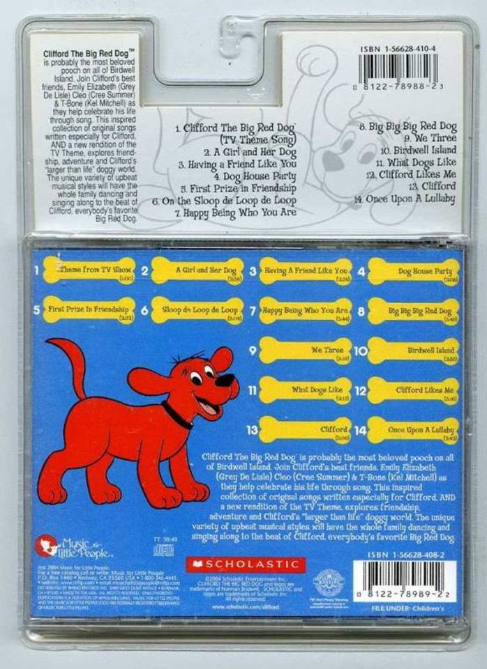 Really Big Musical Tribute to Clifford the Big Red Dog (CD) BRAND NEW ...