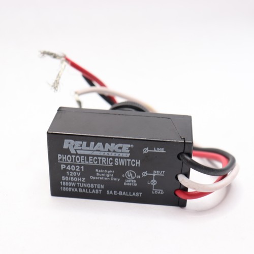 Reliance Controls Photo Control Flush Mount 120 V 50/60Hz P4021 | eBay