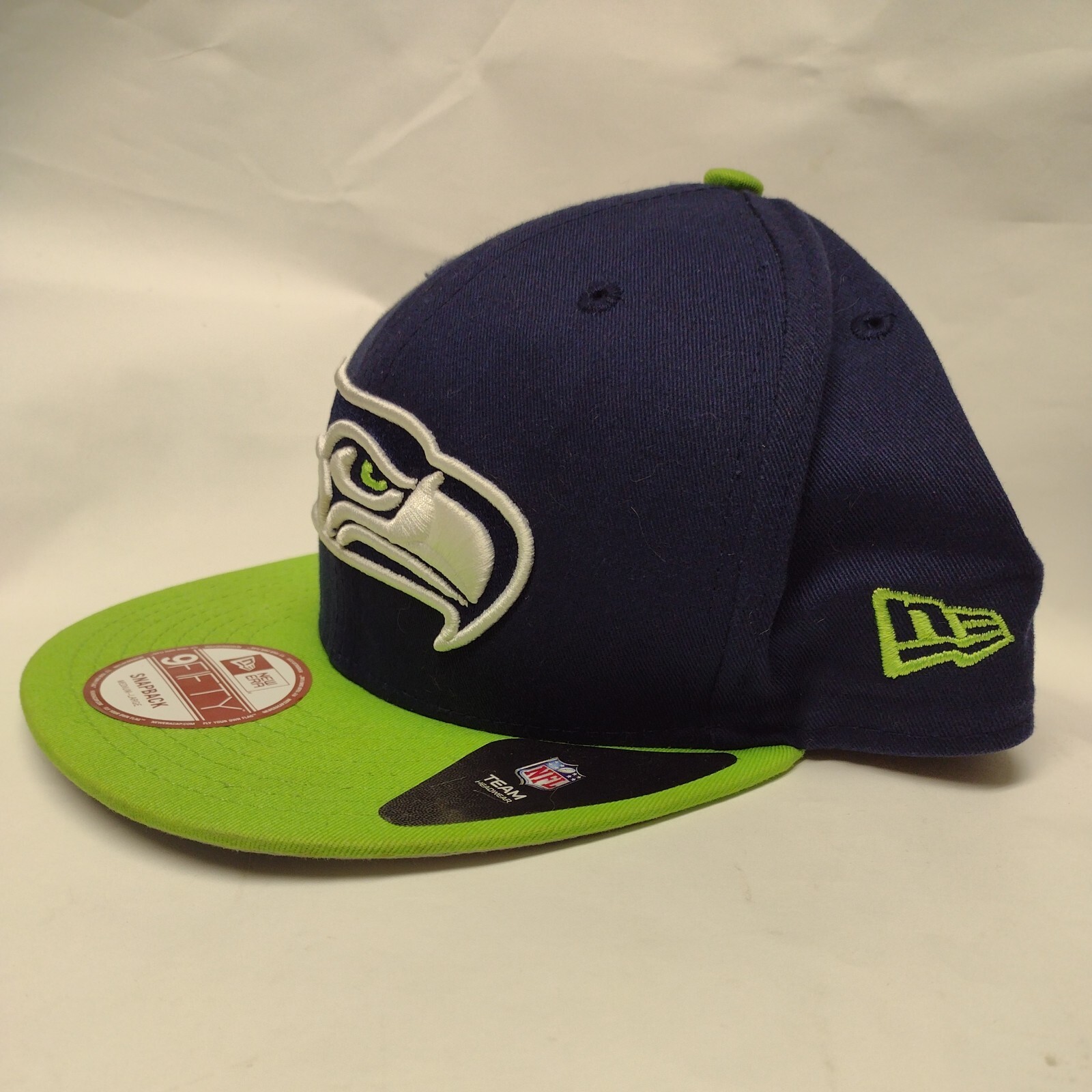 Seattle Seahawks Snapback Hat Cap Retro New Era 9Fifty Medium Large | eBay