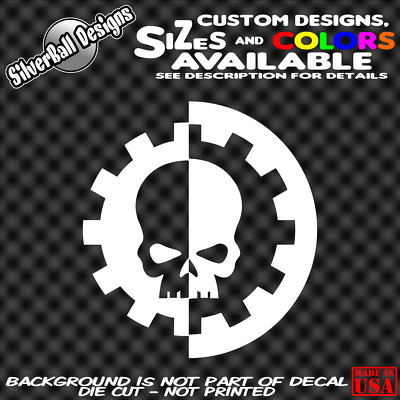 Adeptus Mechanicus Custom Vinyl Decal Sticker car truck window ...