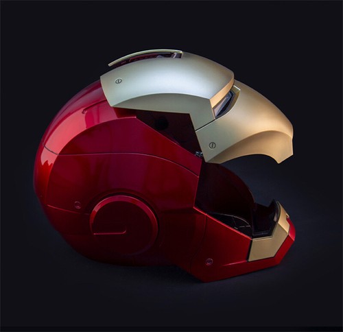 Iron Man Helmet Voice Control Jarvis Opening Closing Mask MK7 Wearable ...