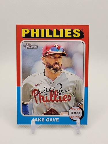 2024 Topps Heritage - Short Print #91 Jake Cave Philadelphia Phillies ...