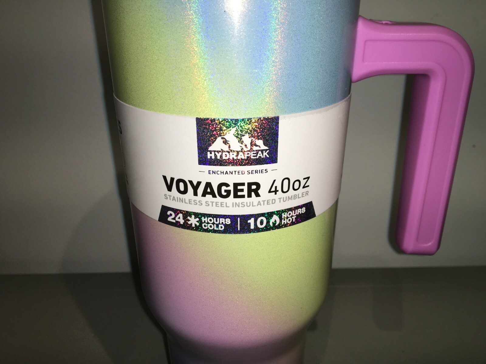 HYDRAPEAK "VOYAGER" TUMBLER ENCHANTED SERIES 40oz RAINBOW COLOR (NEW ...