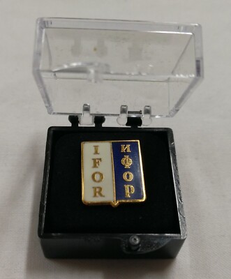 Mini Metal Badge Ifor Peace Missions Pin With Box Gift Idea | eBay