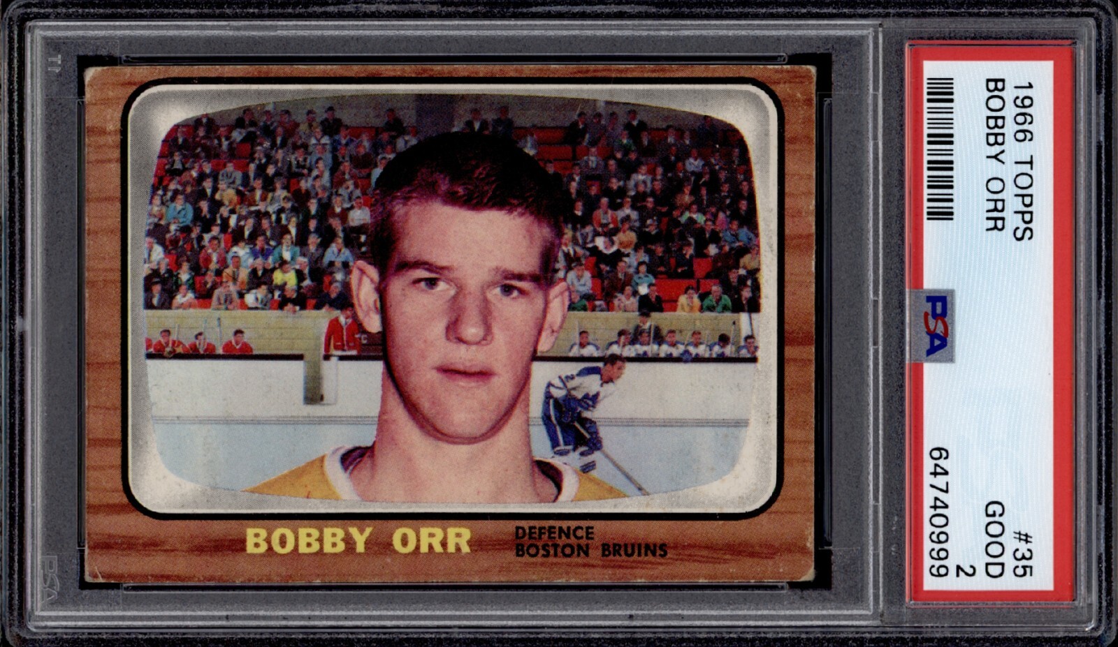 1966 TOPPS #35 BOBBY ORR ROOKIE CARD PSA 2 GOOD | eBay