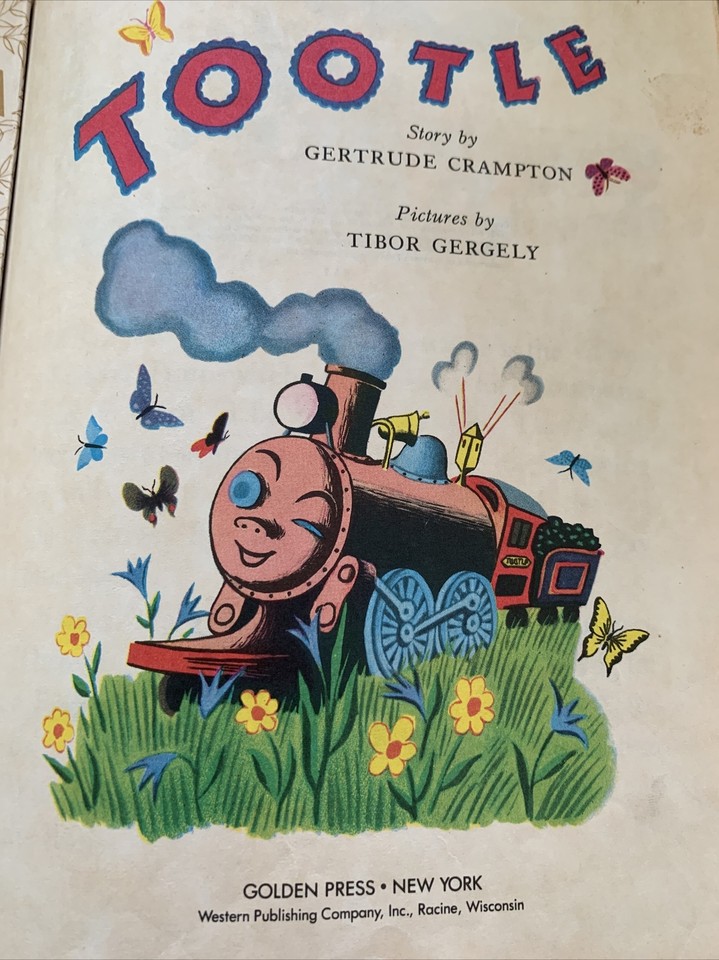 Vintage Tootle a Little Golden Book 1945 / 1973 Children’s Free ...
