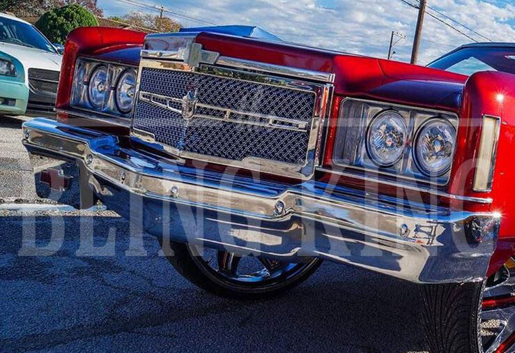 1974 Chevy Caprice Impala Chrome Mesh Grill Tiarra Dual Weave Grille ...