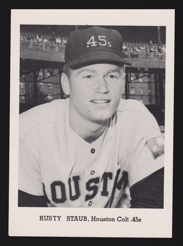 1958-65 JAY PUBLISHING Rusty Staub COLT 45's 5x7 PICTURE PACK PHOTO EX ...