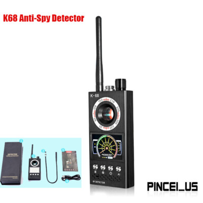 K68 Anti-Spy Scanner Detector RF Camera GSM Audio Bug GPS Finder ...