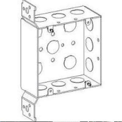 Orbit 5SDB-50/75-FB 5 Inch Square Box 2.13 Inch Deep Bracket 0.5 Inch ...
