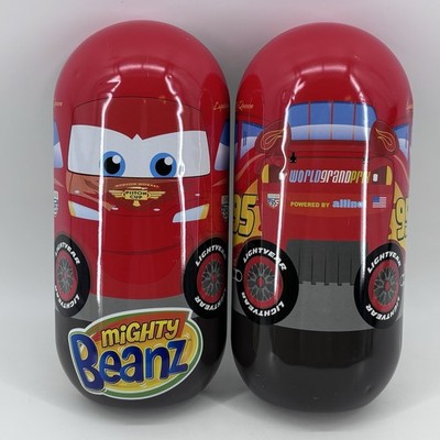 DISNEY CARS MIGHTY BEANZ Empty TIN Lightning McQueen Storage | eBay