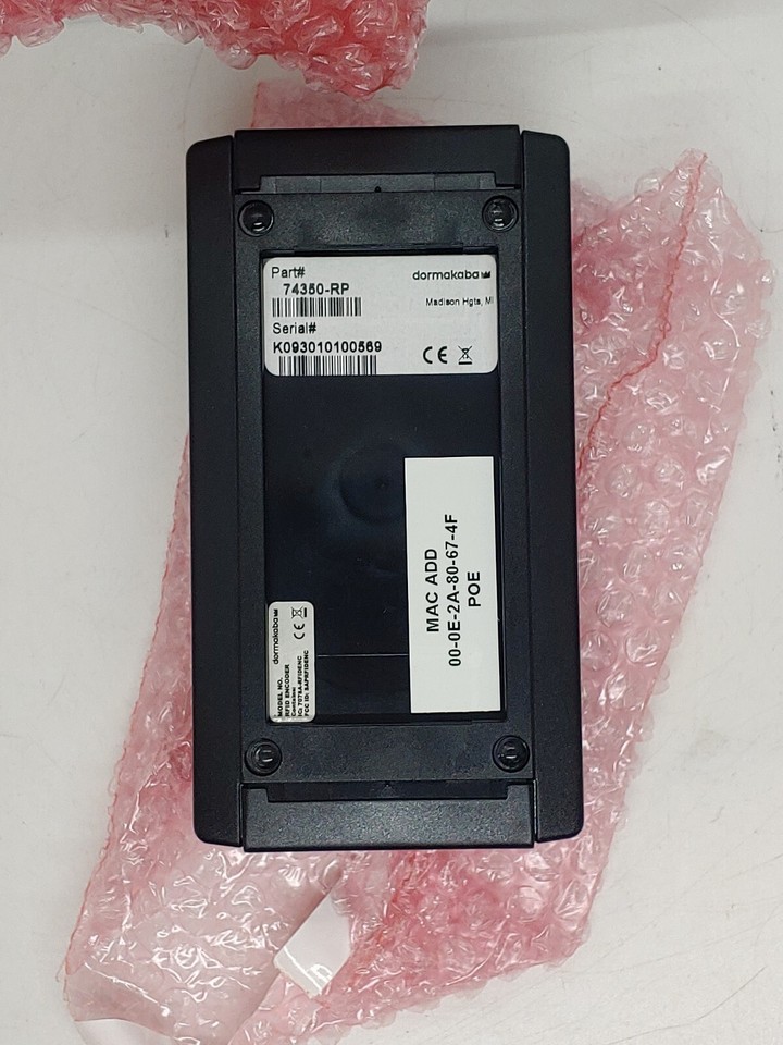 SAFLOK Dormakaba CERPF6000 RFID Encoder 74350-RP- Unit, Power Cable ...