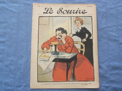 1900 JUNE 2 LE SOURIRE MAGAZINE - ILLUSTRATED COMEDY - FRENCH TEXT - SP ...