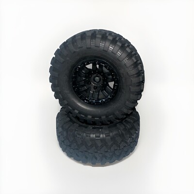 Traxxas TRX-4 Canyon Trail Tires (4.6") w/1.9" Black Wheels (2pcs ...