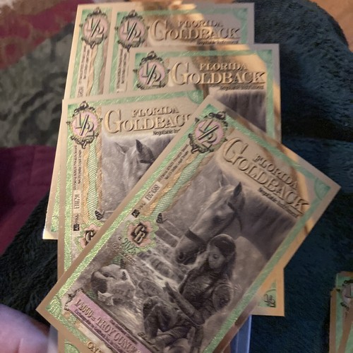 5 GOLDBACKS Type A FLORIDA 1/2 GoldBack | eBay