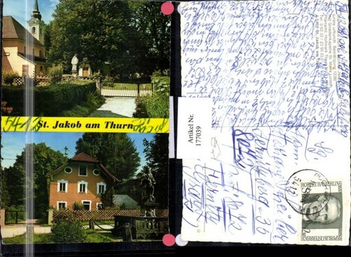177039,St. Jakob am Thurn Pfarrkirche Kirche z. hl. Apostel Jakobus m ...