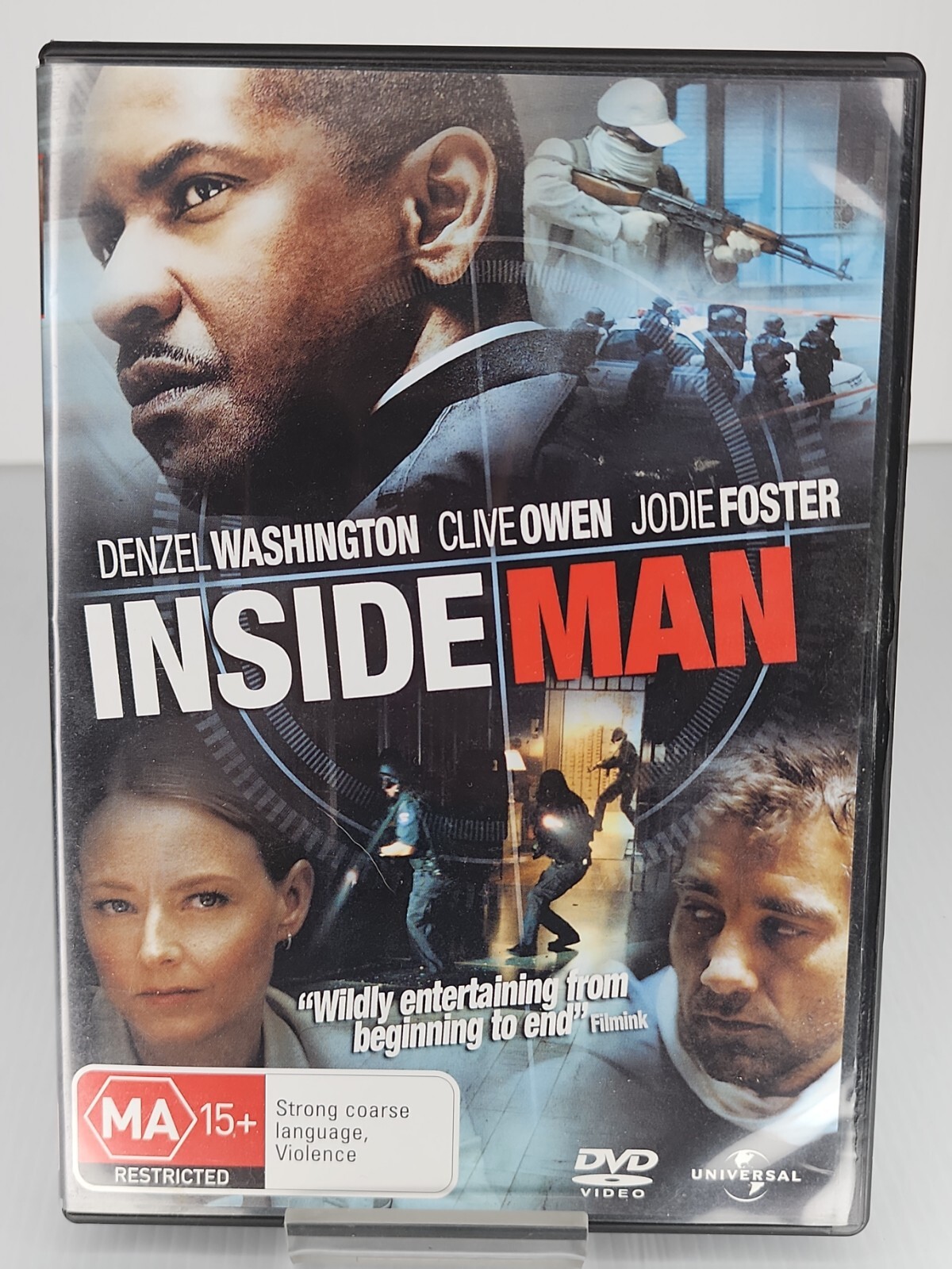 Inside Man DVD 2006 Denzel Washington Jodie Foster Clive Owen ...