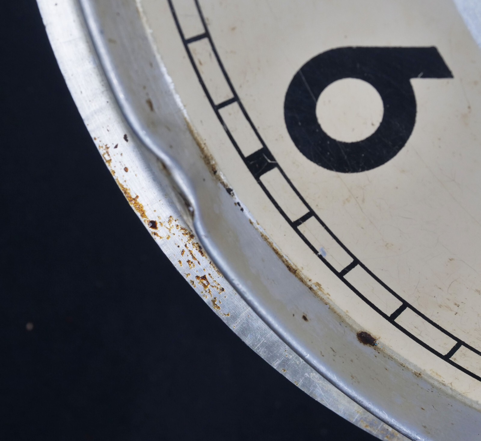 Vintage Wall Clock Steelmaster Special Made 31 Days Clock Face 8.5 ...