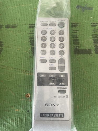Sony RMT-CS350A Remote Control Radio Cassette Boombox CFD-S350, CFDS350 ...