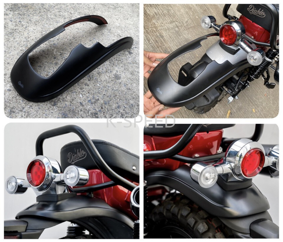 Rear Fender Tail Light Lamp Protect Cover Fits Honda DAX125 ST125 2022 ...