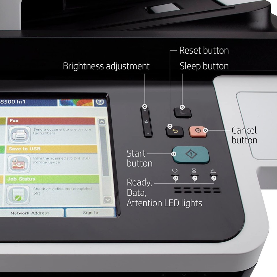 HP Digital Sender Flow 8500 fn1 Document Capture Workstation Scanner ...