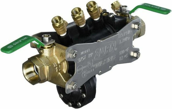 Wilkins Zurn 375XL 1-Inch Lead Free Reduced Pressure Backflow Preventer ...