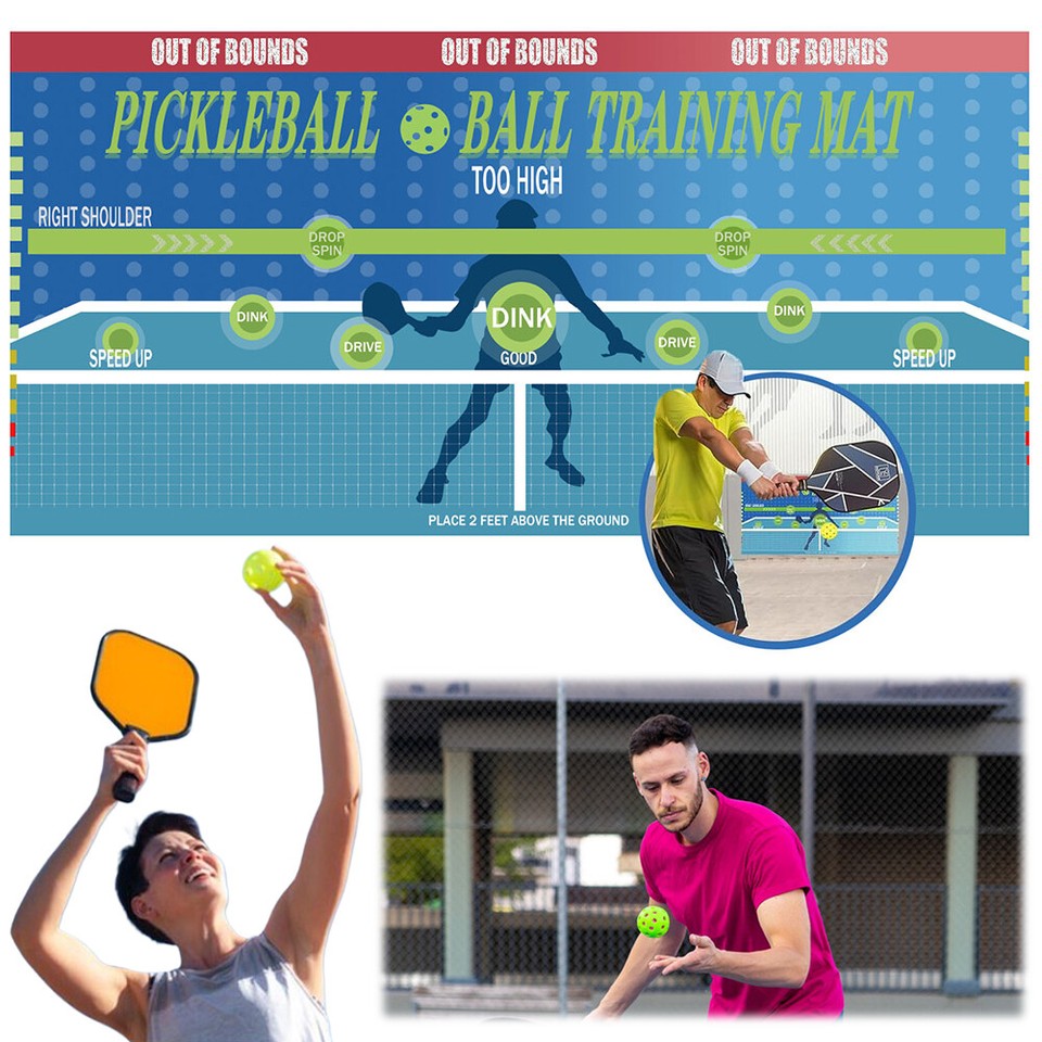 Pickleball Rebounder Training Aid Bouncing Training Aid Pickleball Dink ...
