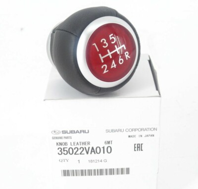 Genuine Subaru 35022VA010 6spd Manual Transmission Shift Knob 2015-2021 ...