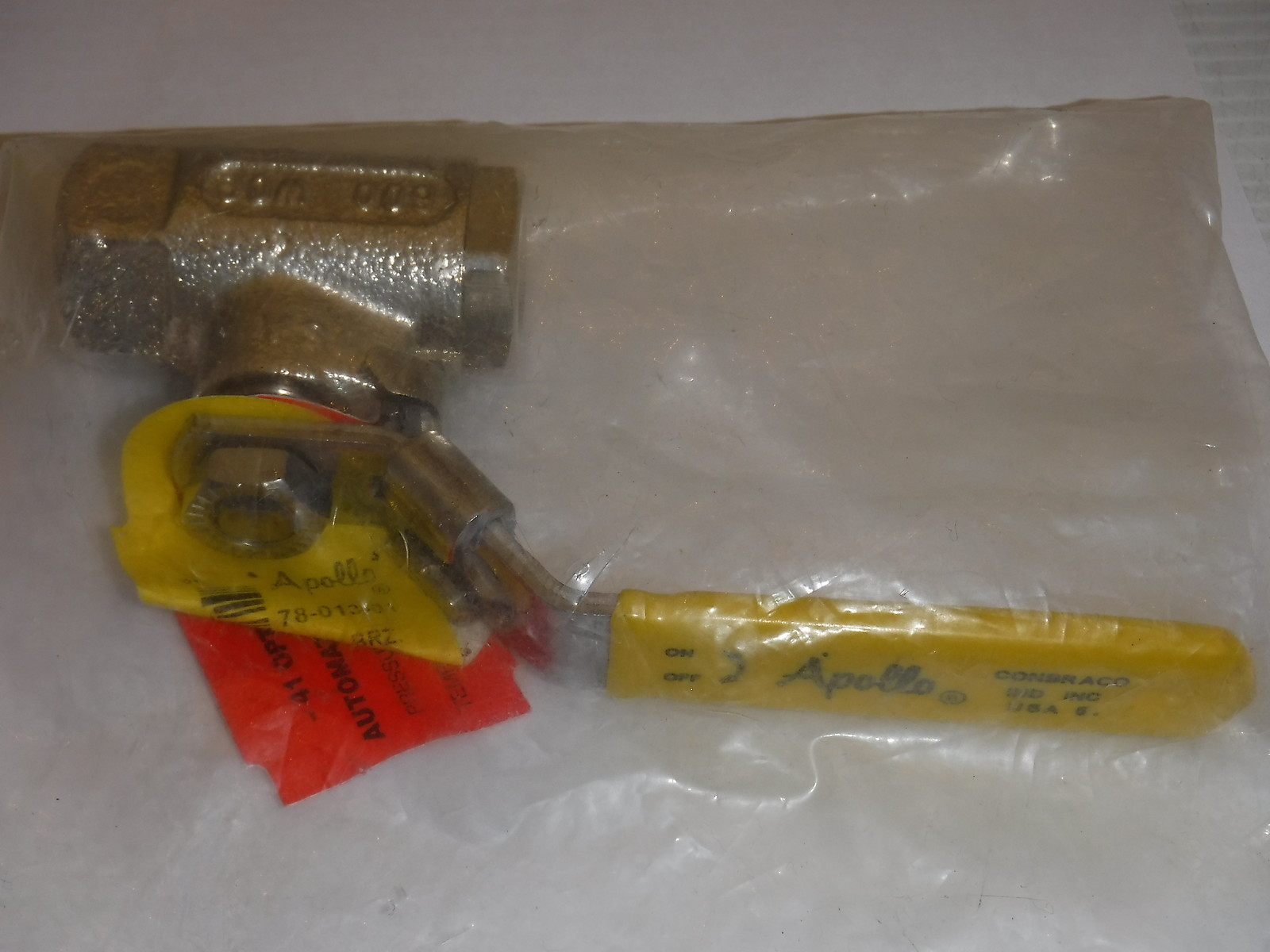 Apollo 78-013-01 (600WOG) BALL N.P. BRASS VALVE 125 PSI C11 1/4" PORT ...