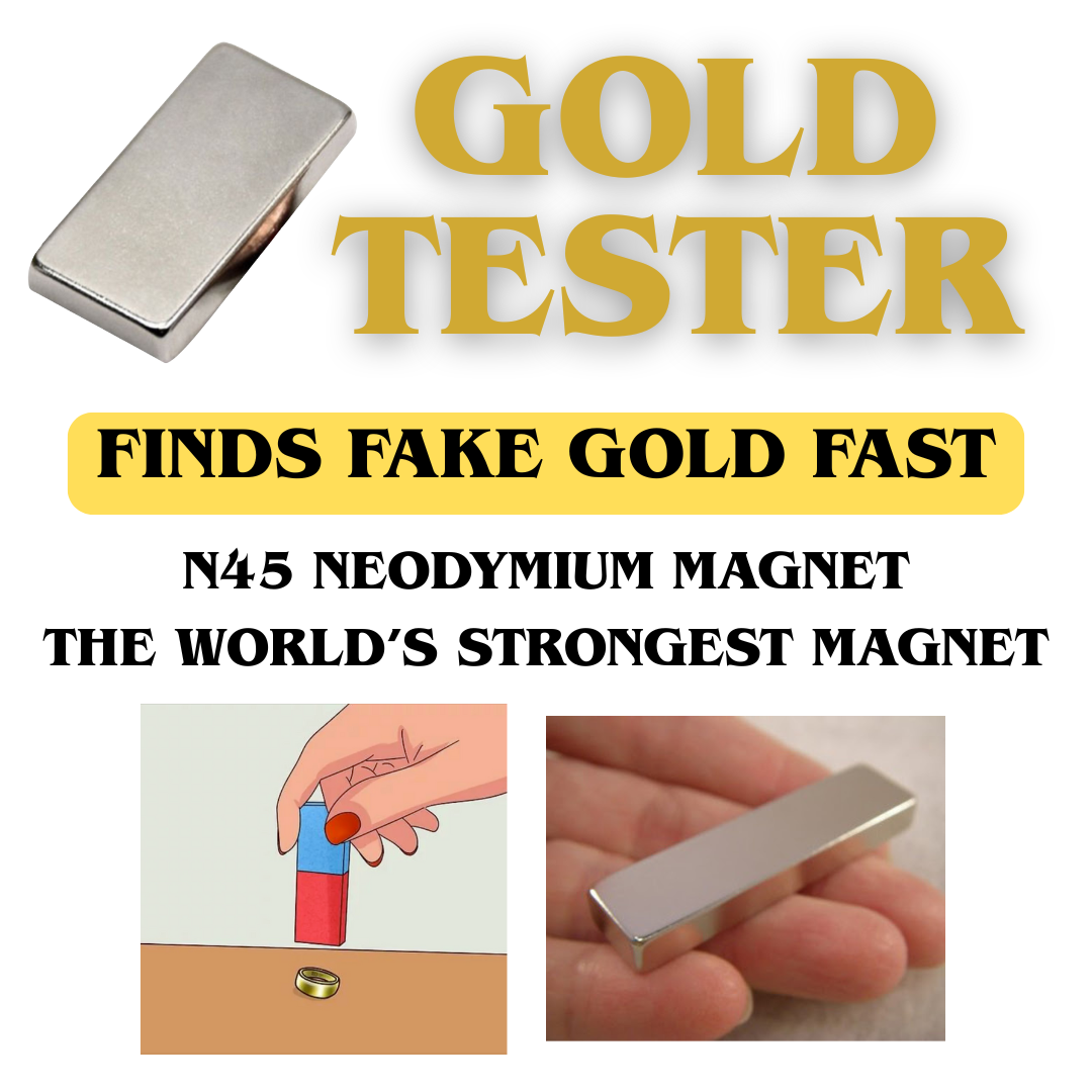Gold Silver Jewelry Testing Rare Earth Magnet Neodymium N35 Precious ...