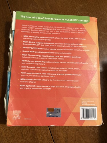 Saunders Comprehensive Review for The NCLEX-RN Examination (8th Edition ...