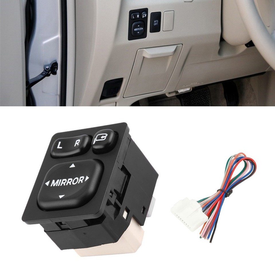 Master Power Mirror Switch ABS Plastic Auto Part Black For Camry For ...