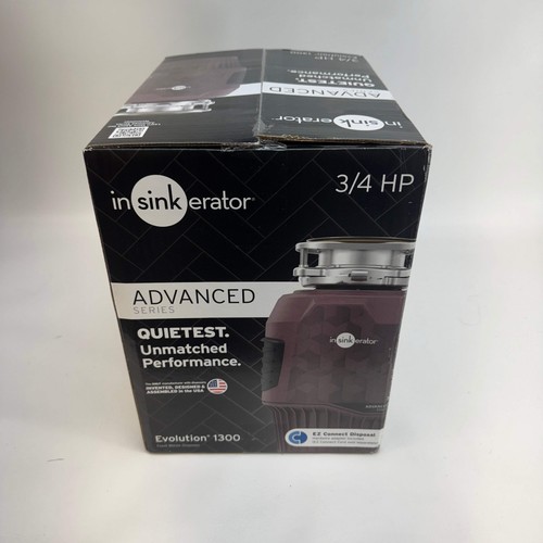New Insinkerator 3/4 HP Evolution 1300 Food Waste Disposer | eBay