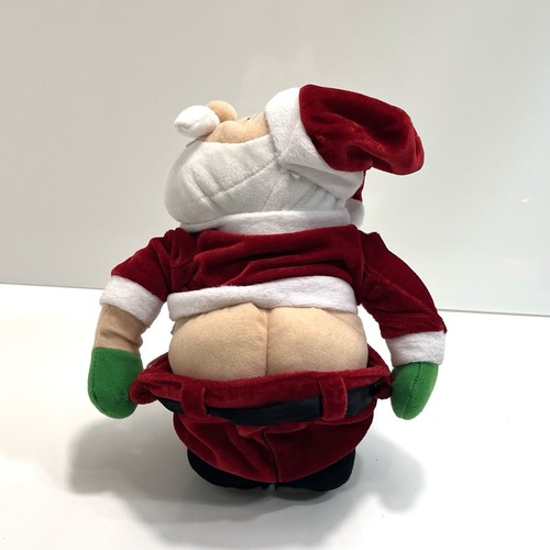 Kiss My A$$ Talking Animated Mooning Santa Animatronics Spencers ...