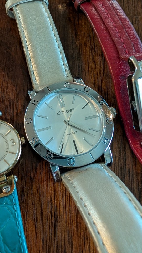 VTG Untested Lot 4 Watches Charming Charlie, Fossil, Anne Klein, Chico ...