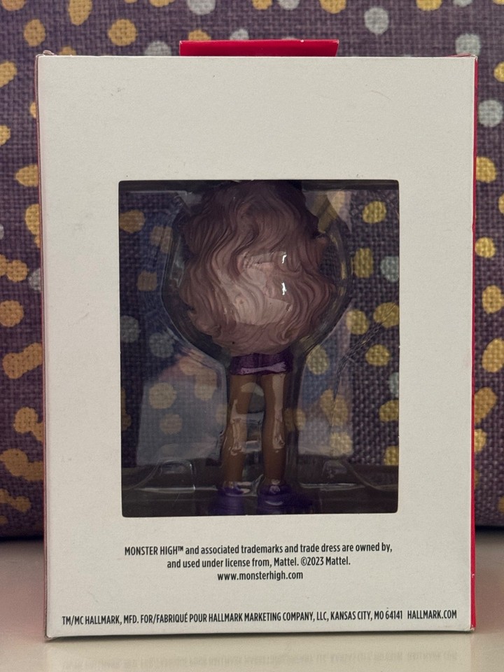 Hallmark Christmas Tree Ornament Monster High Claudine Wolf nib | eBay
