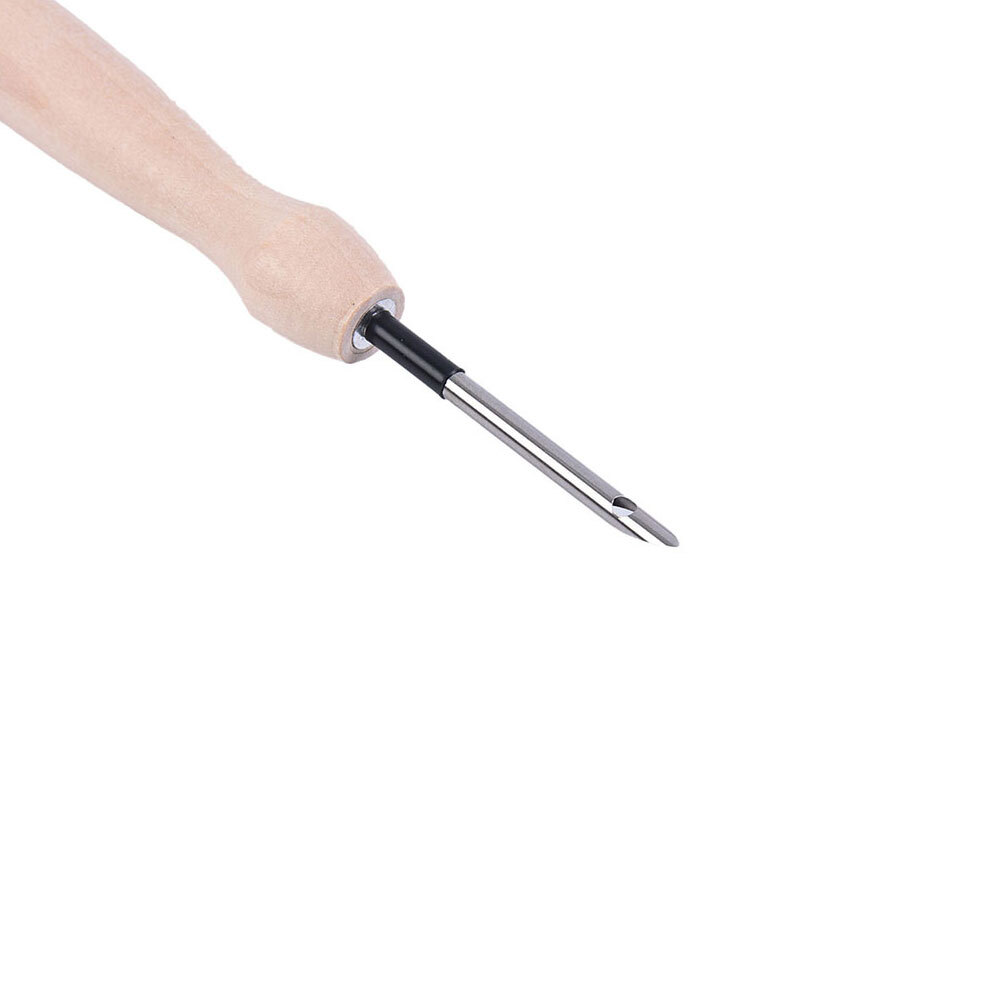 Knitting Embroidery Pen Weaving Felting Punch Needle Threader Wooden ...