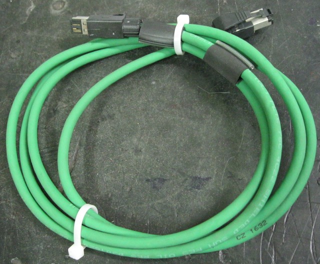 Lumberg Automation 0985 S4742 100/2m E-net Cat5e DBL Ended CORDSET ...