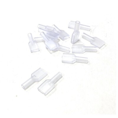 25 x PVC Connector Covers for Brass 6.3mm Female Spade Terminals ...