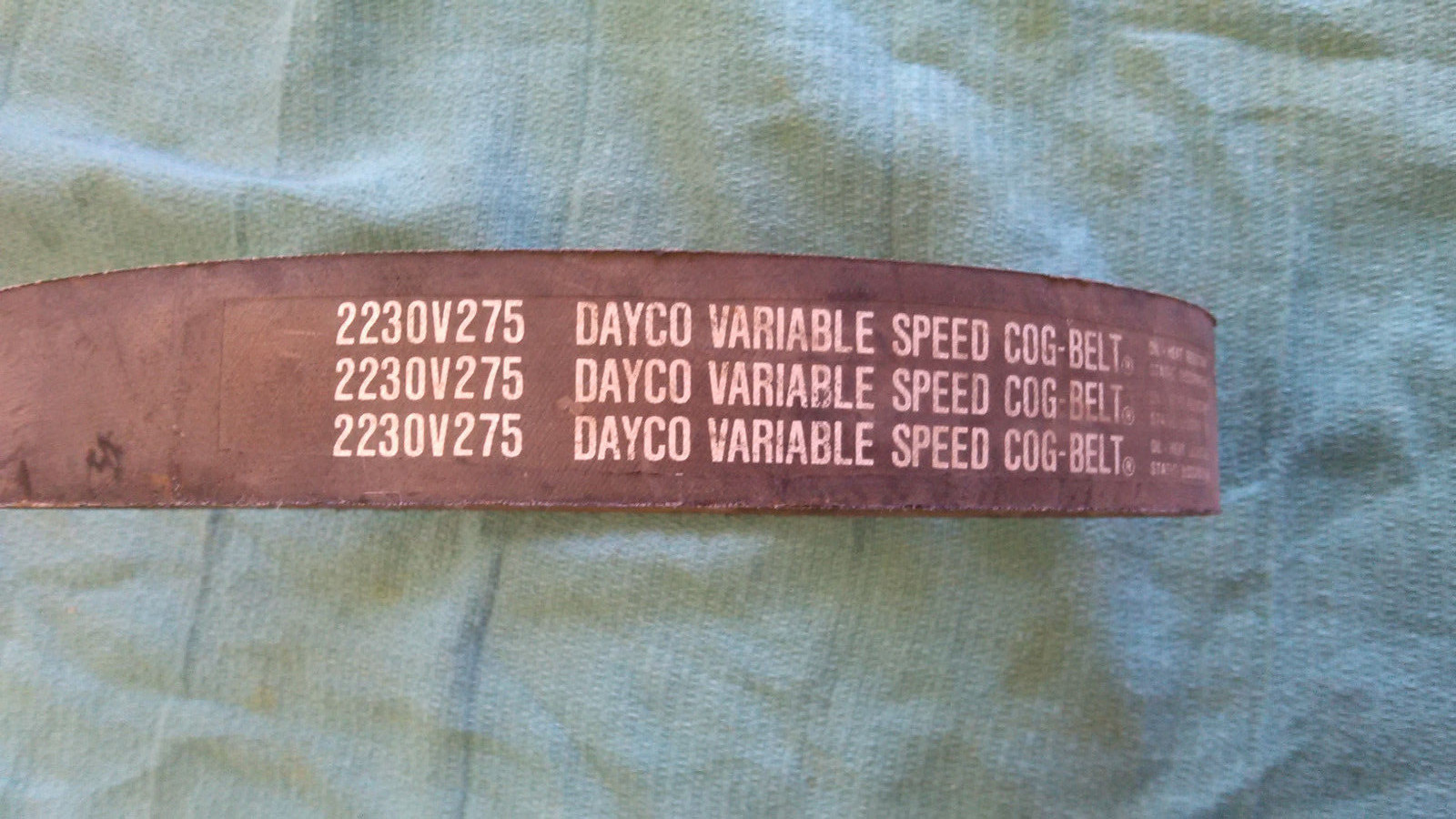 Dayco Variable Speed Cog Belt 2230V275 for sale online | eBay
