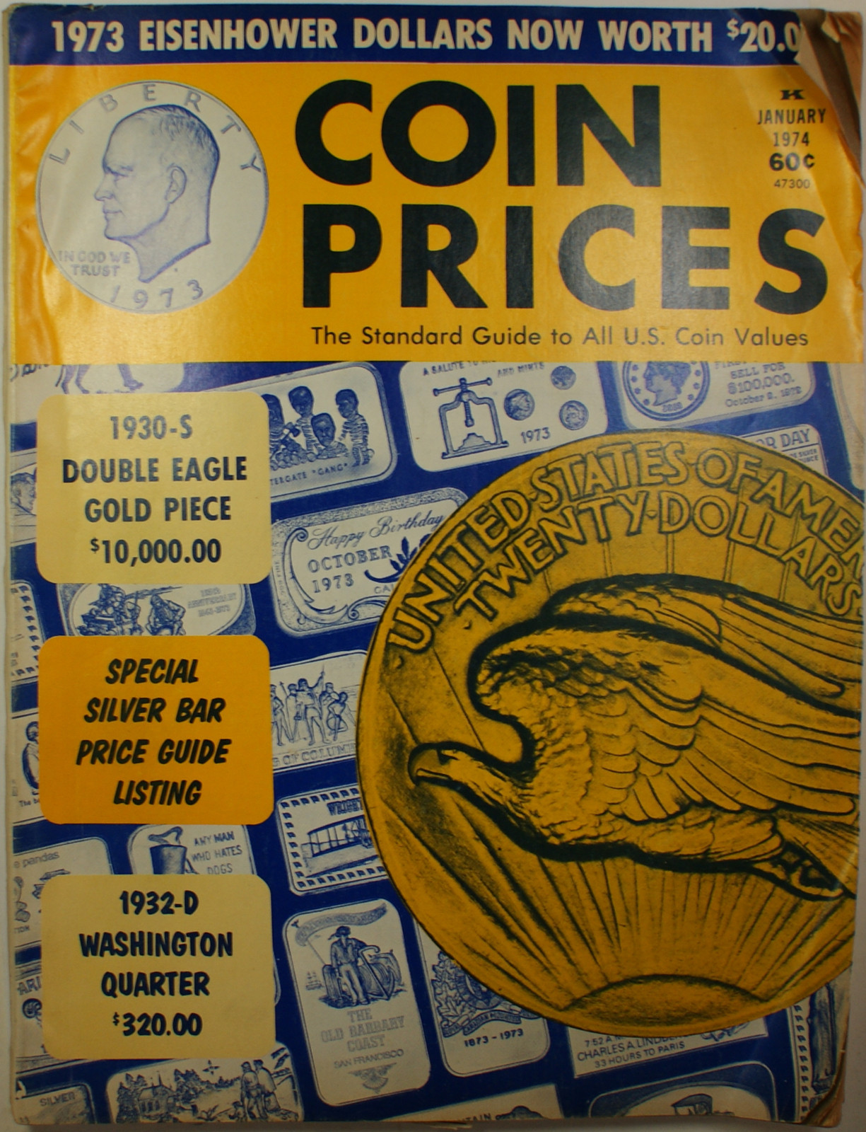Coin Prices Magazine January 1974 Edition Issue #34 with Additional ...