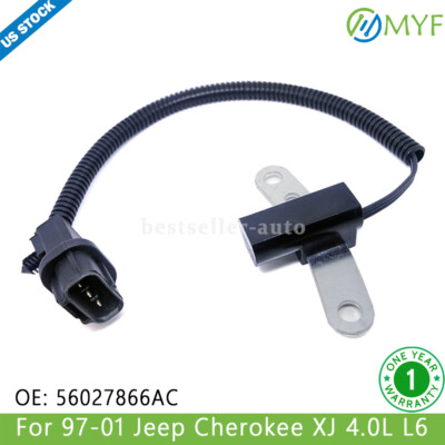 Crankshaft Crank Position Sensor 56027866AC For 97-01 Jeep Cherokee XJ ...