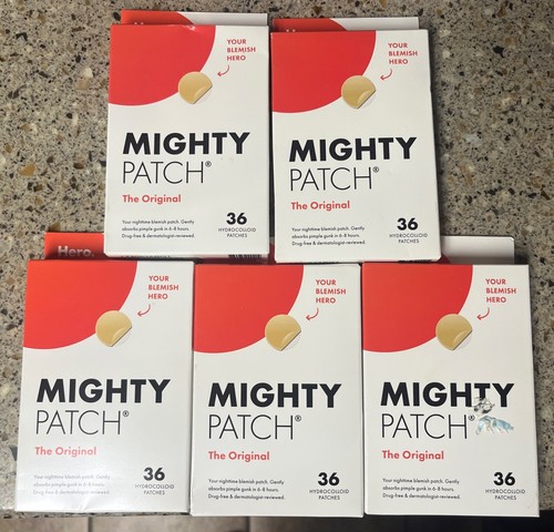 5 Mighty Patch Boxes 36 Count (180 Total) Exp 3/27 Blemish Patches $13 ...