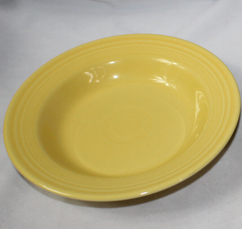 Fiestaware, Deep Plate, Rimmed Pasta Bowl, Fiesta, Daffodil Yellow, XXA ...