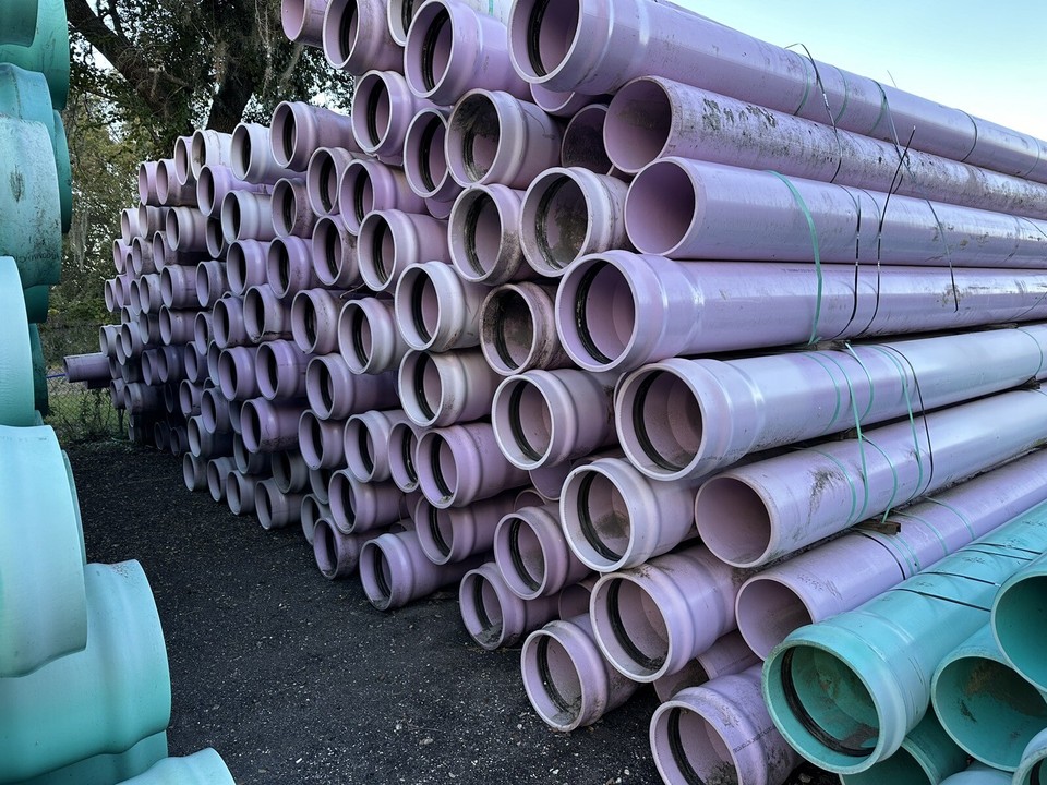8,10,12,16 and 20" heavy wall c900 PVC plastic Pipe dr18 dr-18 sewer ...