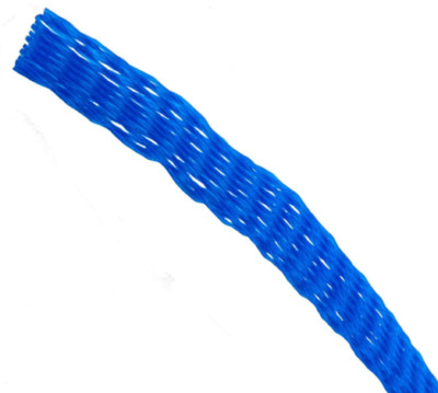 Blue Mesh Sleeve Web Protective Netting Small Parts Protection 1/2"-1 ...