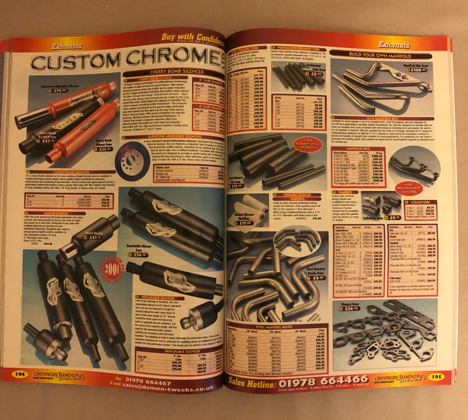 2001 Demon Tweeks Direct Catalogue | eBay
