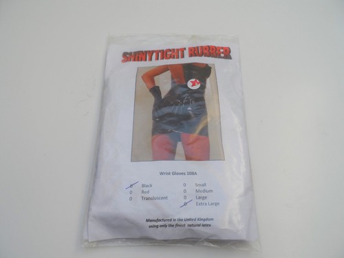 DENBER Black LATEX RUBBER CATSUIT HAND GLOVES XL NEW | eBay UK