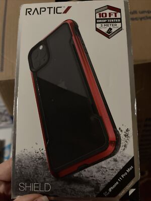 Shield Black/Red Case For iPhone 11 Pro Max By Raptic | eBay